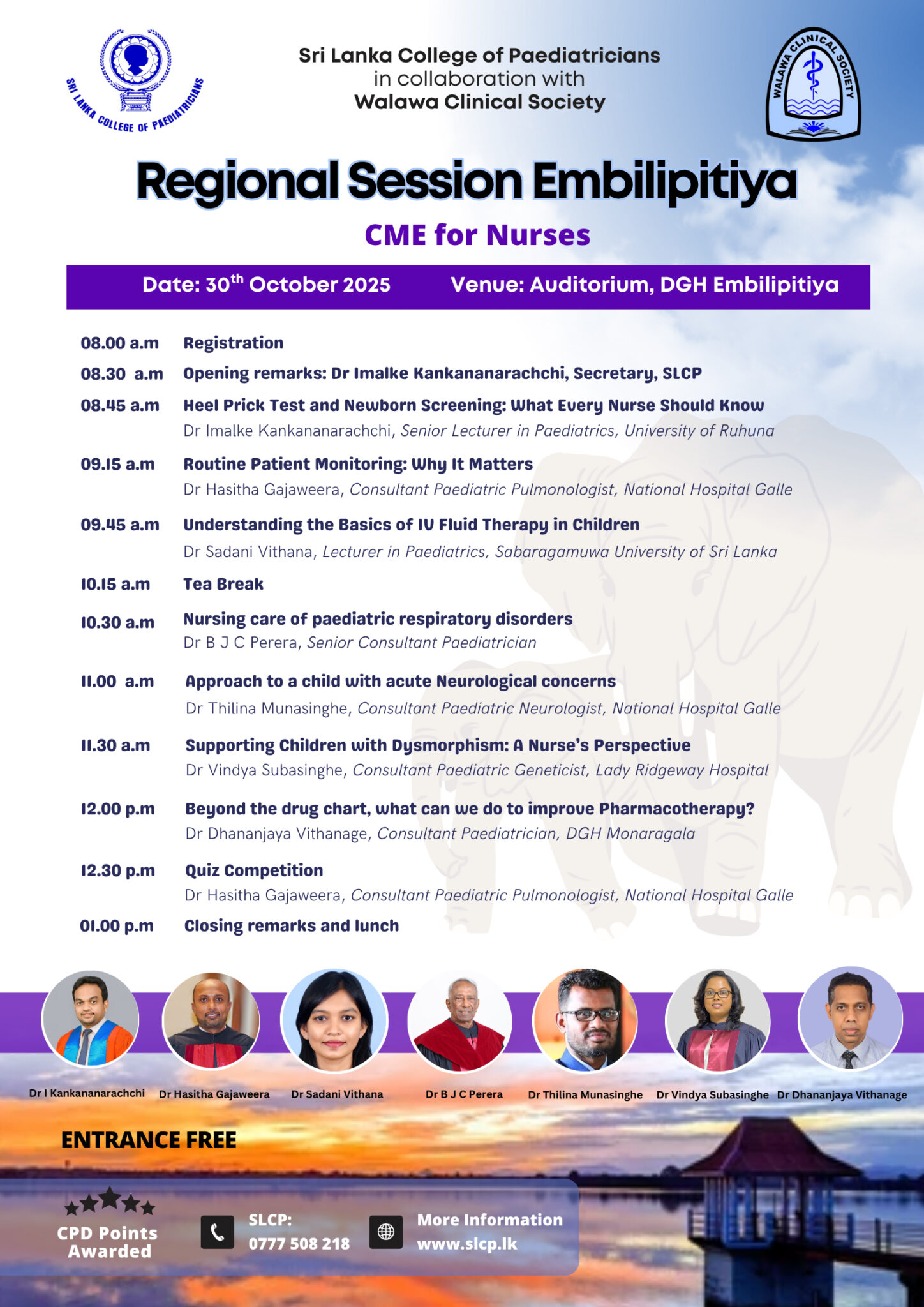 Upcoming CME Events – Sri Lanka College of Paediatricians