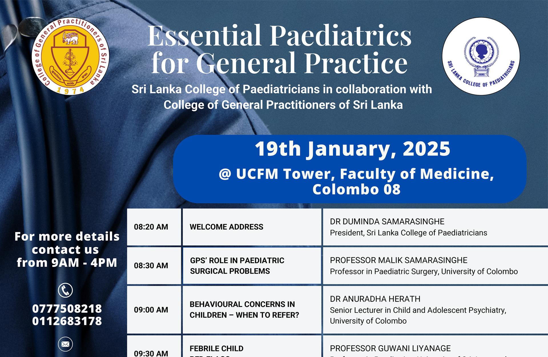 Sri Lanka College of Paediatricians – Professional Body for ...